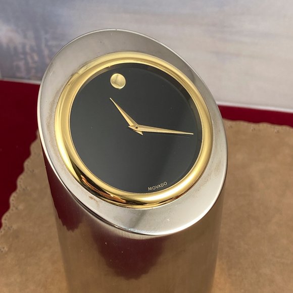 Movado | Office | Movado Desk Tower Clock 4 Inches Tall 2 Inches Wide 2 ...
